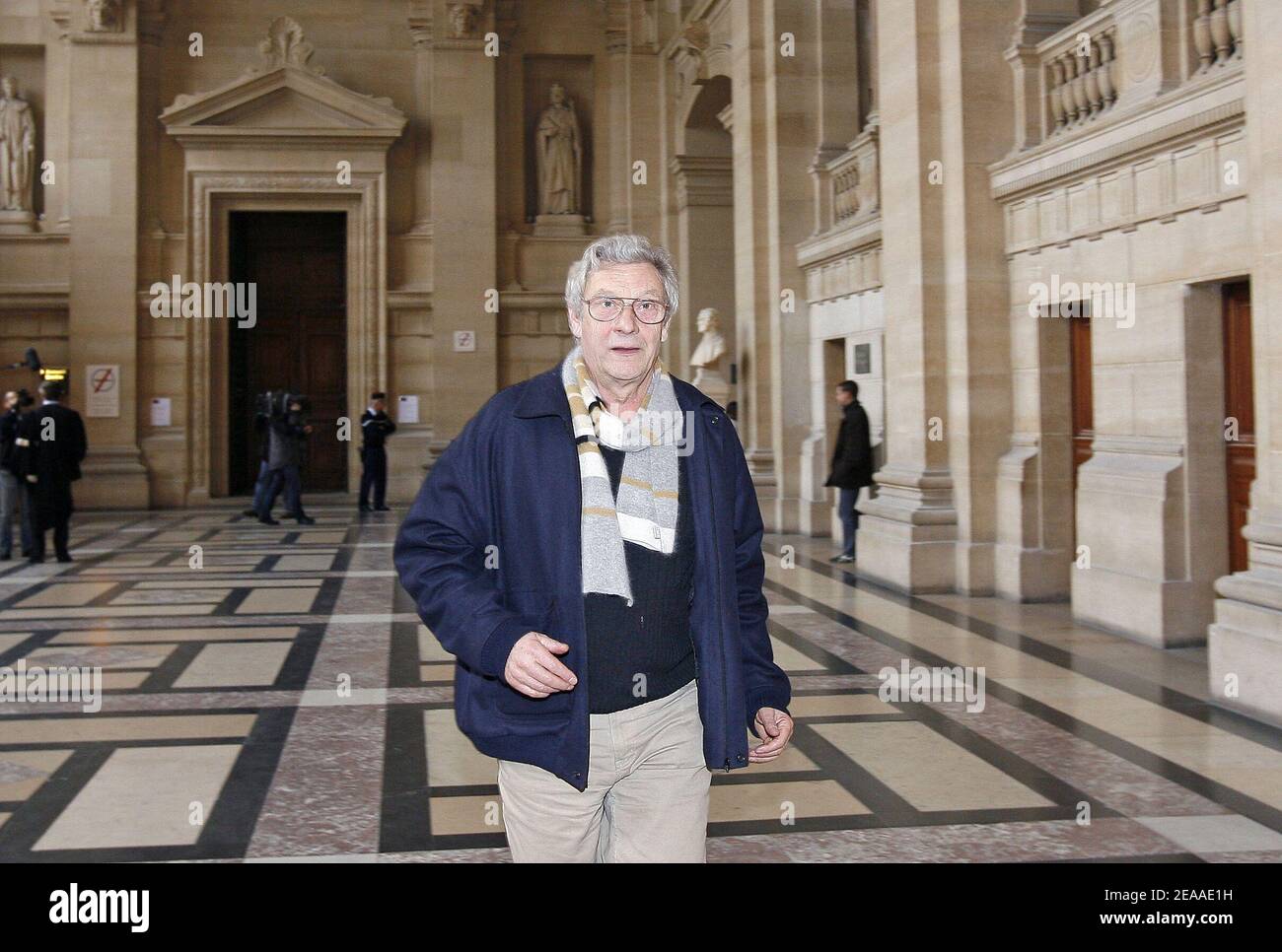 French priest Dominique Wiel arrives at the court in Paris, France, on ...