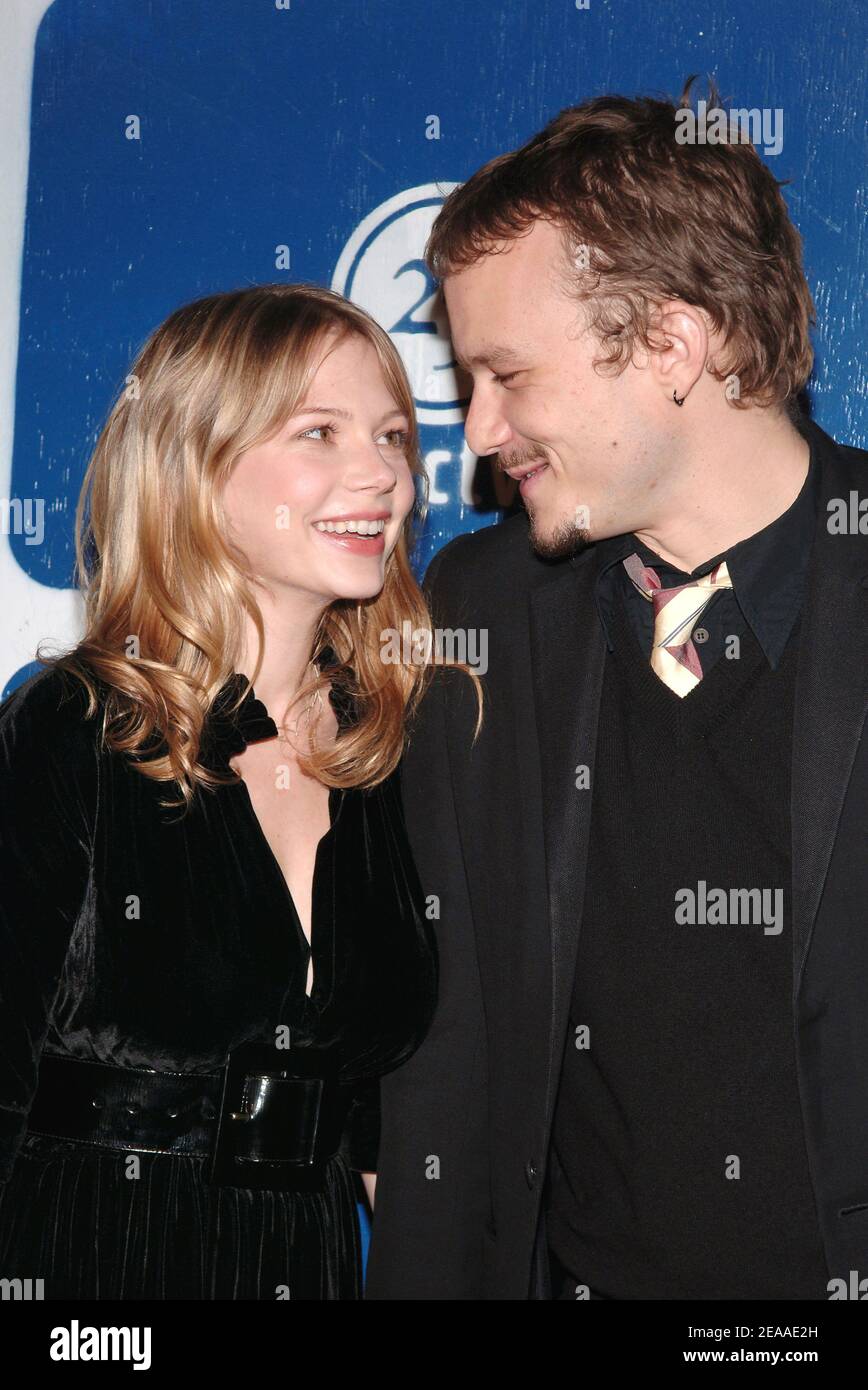 Michelle williams actress heath ledger hi-res stock photography and ...
