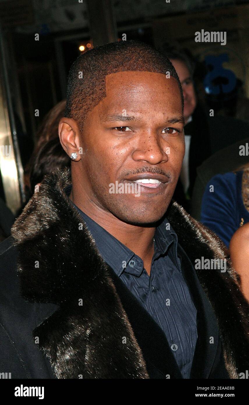 Actor Jamie Foxx arrives at the opening night for 'The Color Purple' at ...