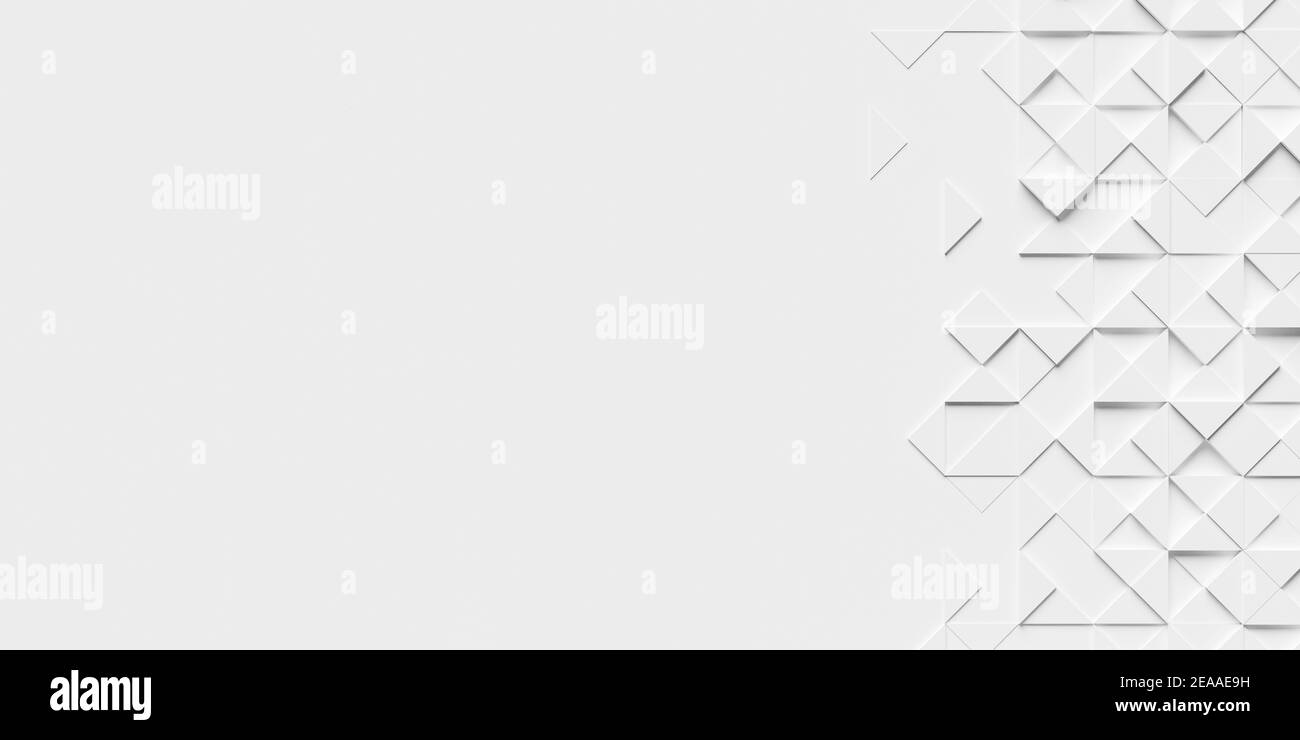 White background with copy space on the left and in the center. Right ...