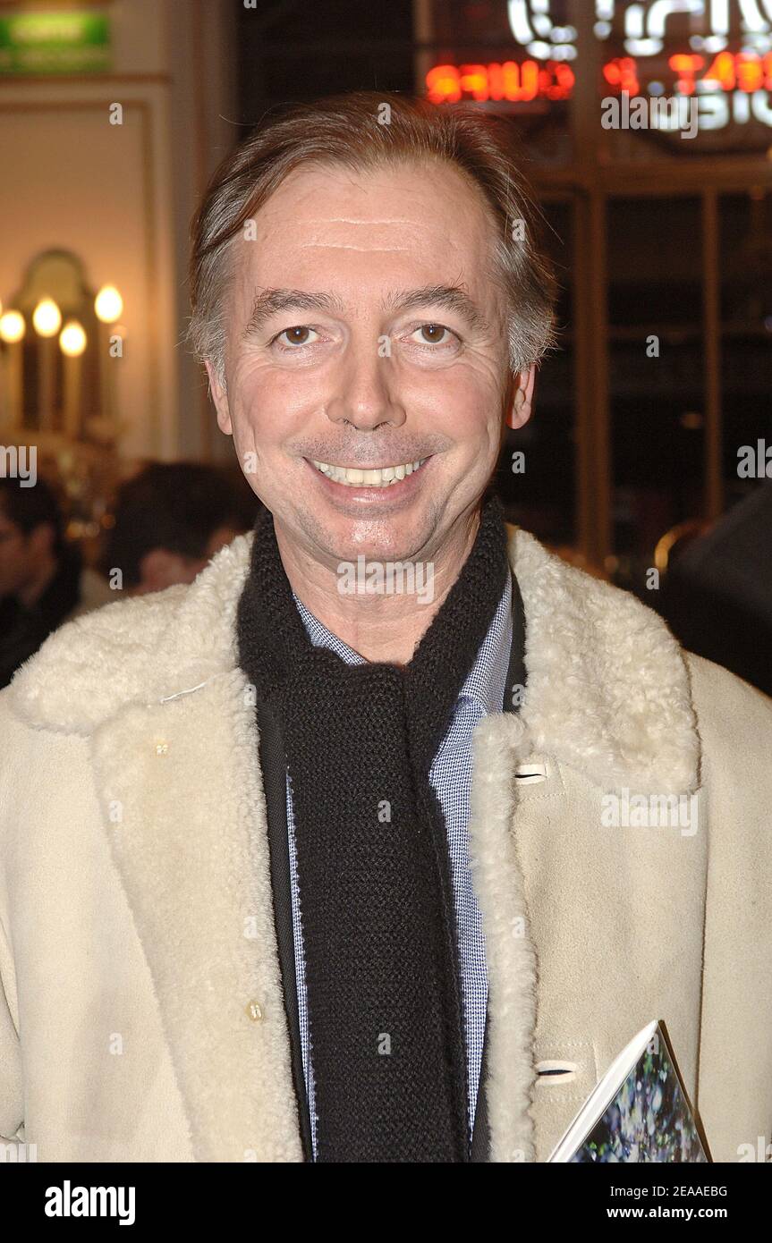 French actor Philippe Chevallier poses at the premiere of his play ...