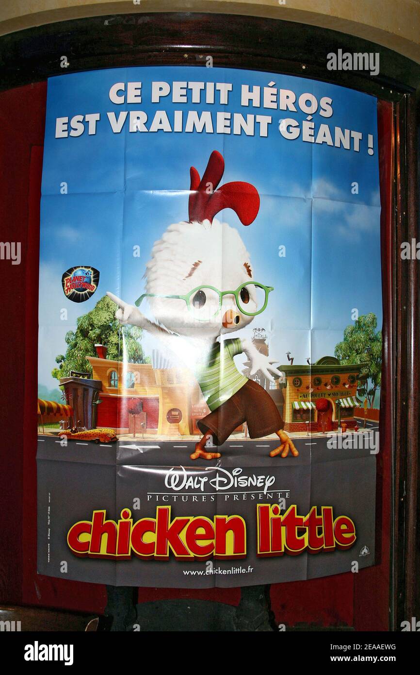 Chicken Little Logo Cute Funny Logo Little Chicken Store Stock Vector