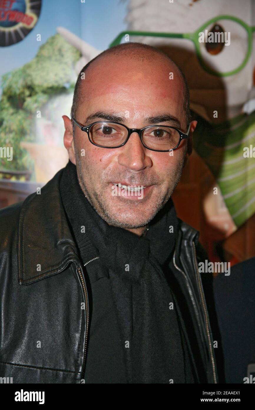 EXCLUSIVE. French humorist Patrick Bosso attends the 'Chicken Little ...