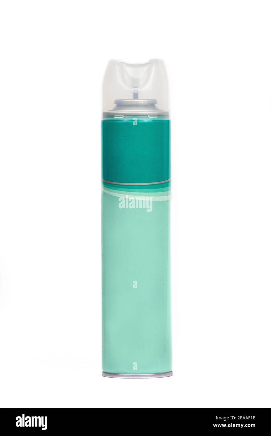 Vertical shot of a green deodorant isolated on white background Stock ...