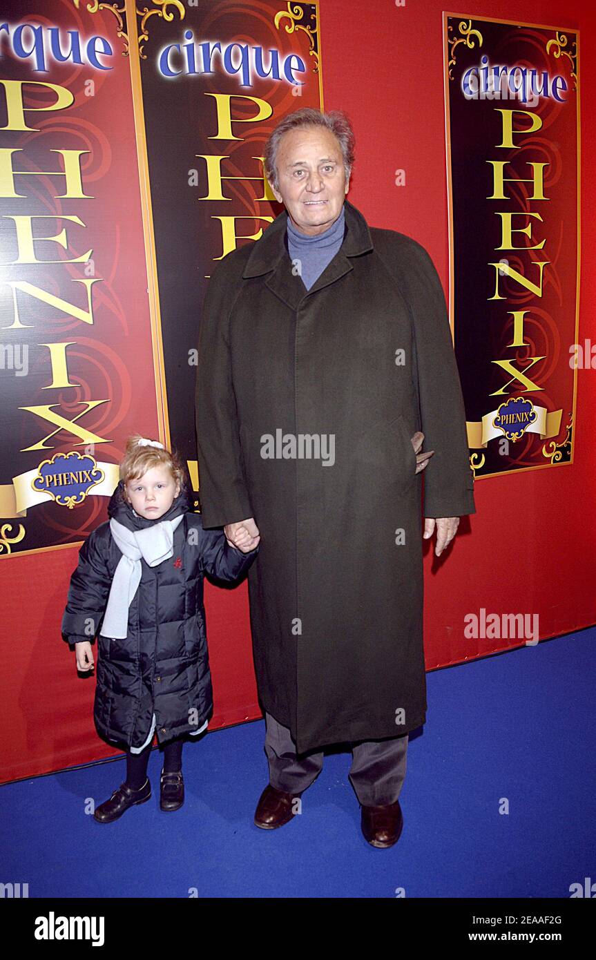French actor Roger Hanin attends the premiere of the Phenix Circus in ...
