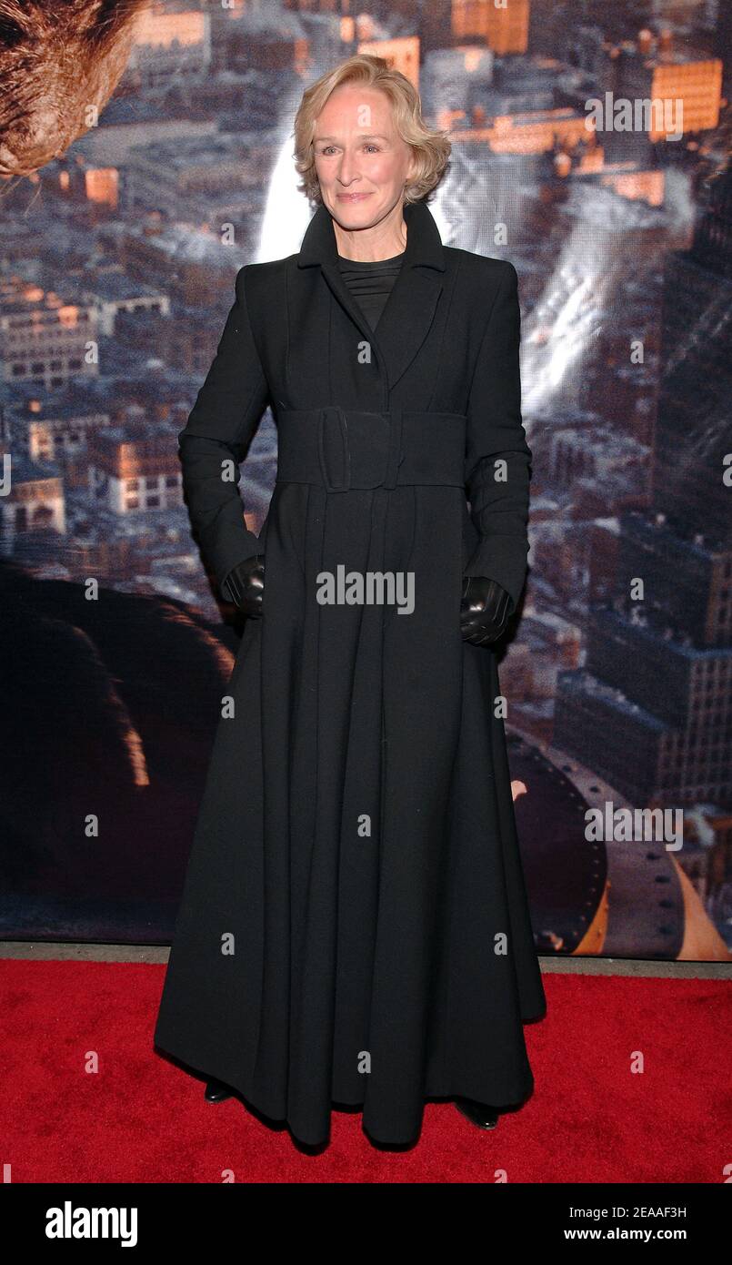 American actress Glenn Close poses for pictures as she arrives at the ...