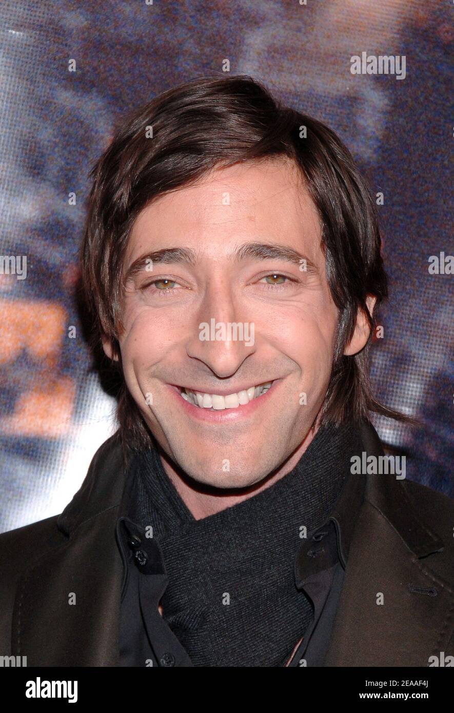 American actor and cast member Adrien Brody poses for pictures as he ...