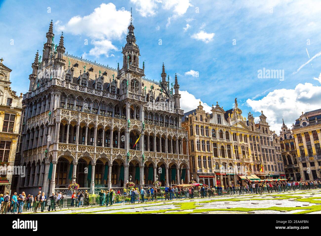 The Grand Place in a beautiful summer day in Brussels Stock Photo - Alamy
