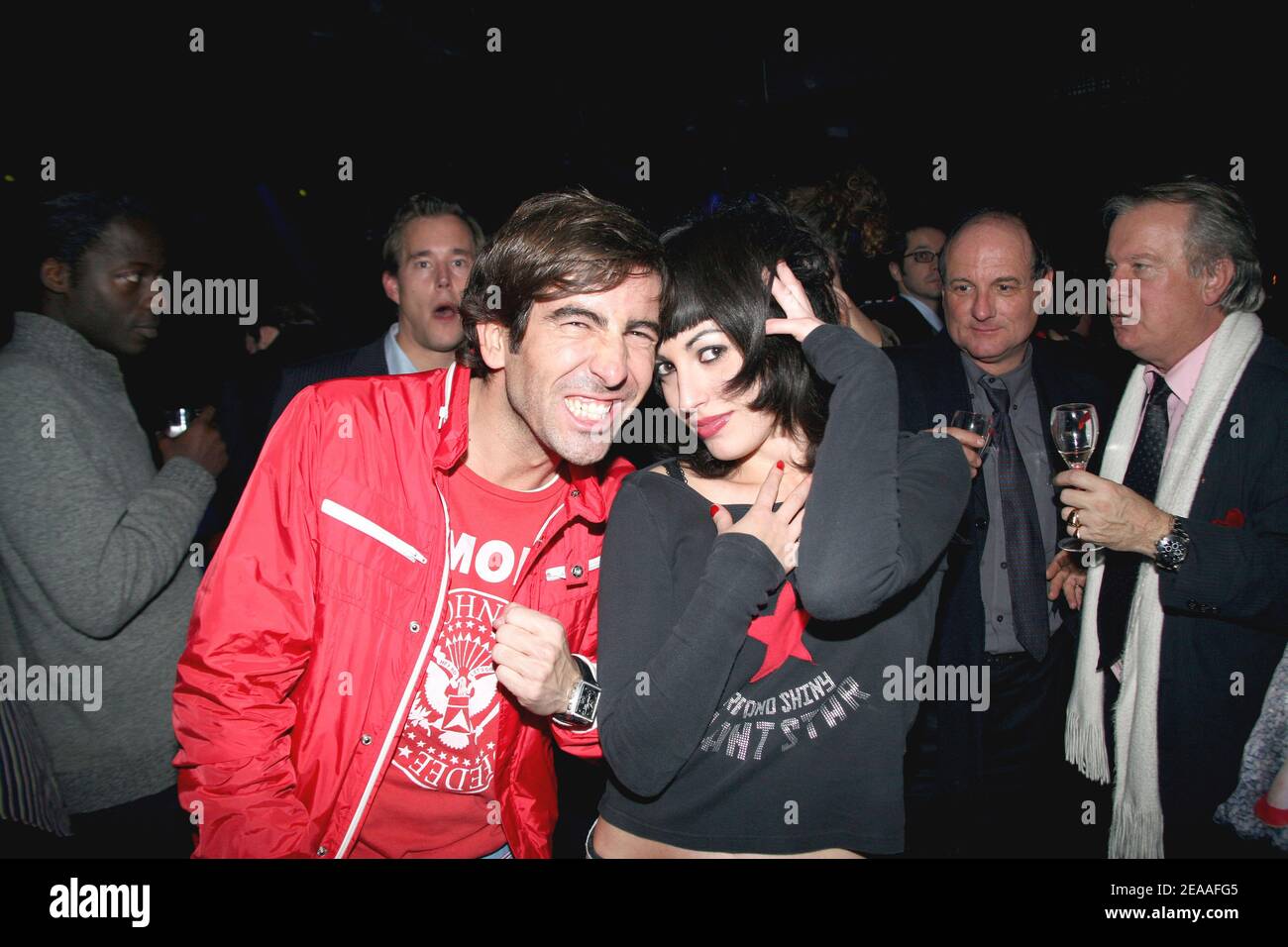 EXCLUSIVE. French Canal Plus TV presenter Pierre Mathieu and Superbus ...