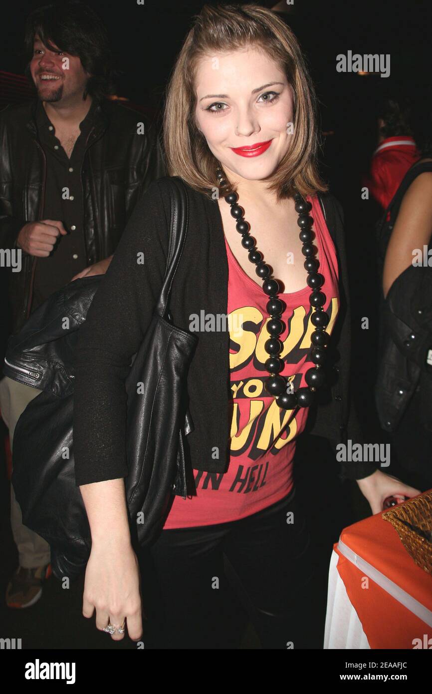 EXCLUSIVE, French Singer Emma Daumas attends a MTV party with live ...