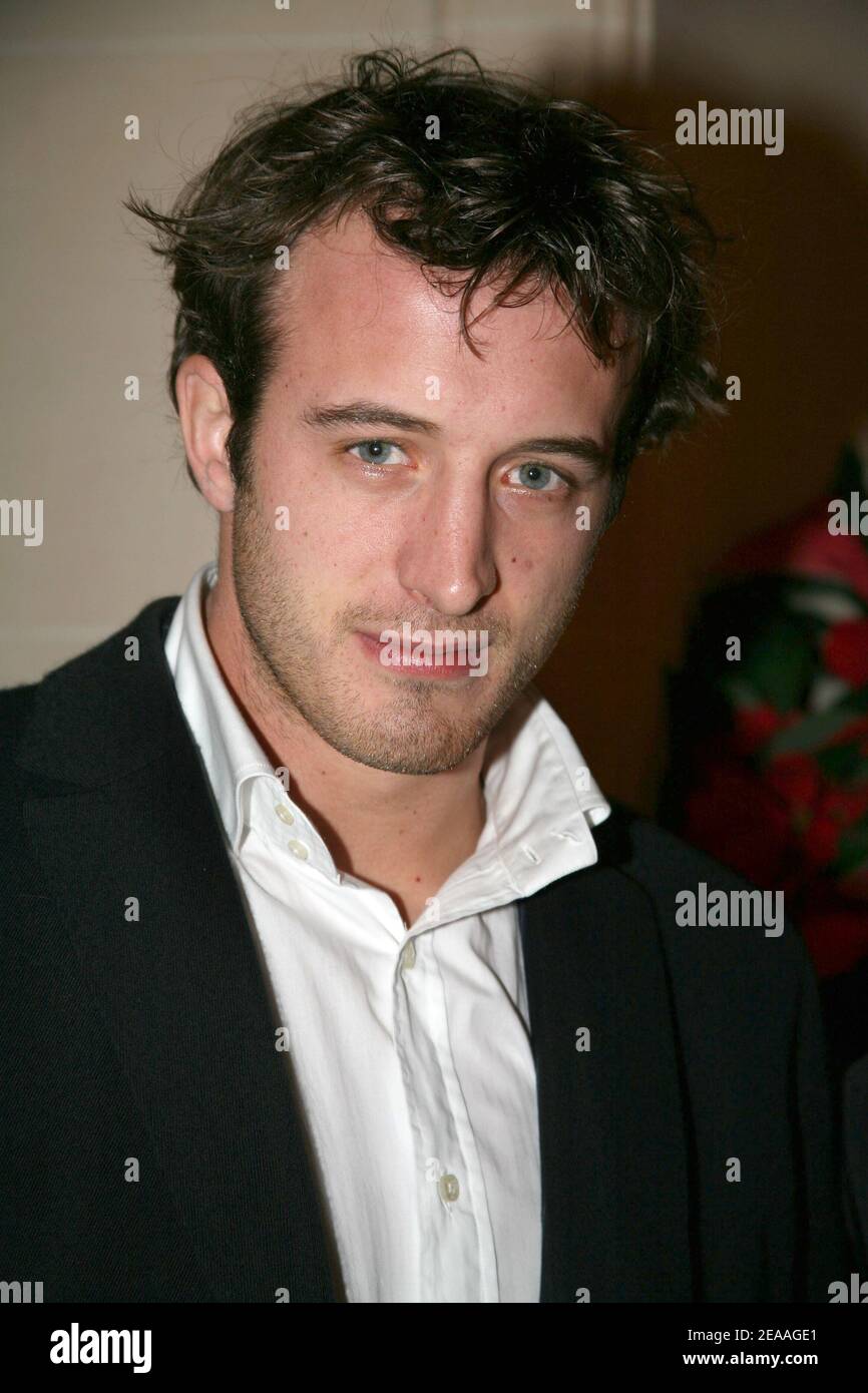French actor Raphael Poulain attends the 2005 edition of 'The Best ...