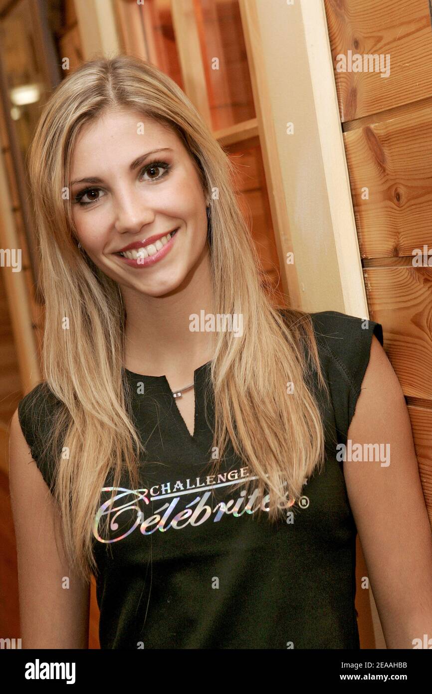 Miss France 2006 Alexandra Rosenfeld attends the 'Trophies of ...