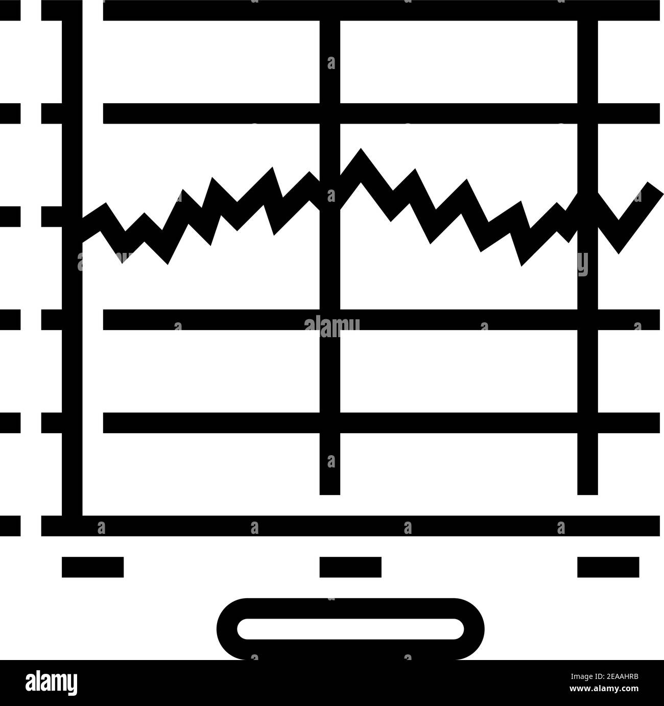 graphic sound vibration line icon vector illustration Stock Vector ...