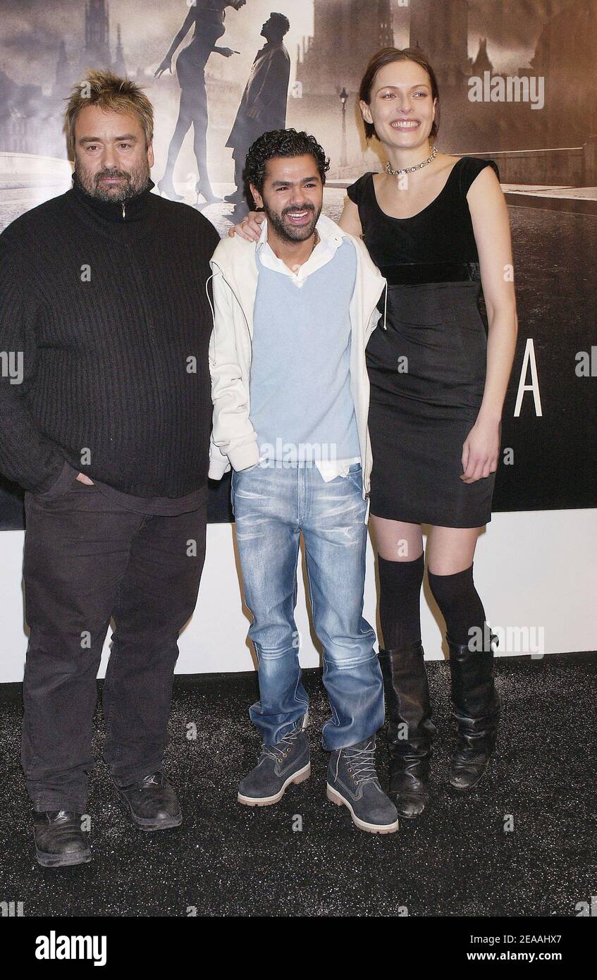 (L-R) French director Luc Besson, French actor and cast member Jamel ...