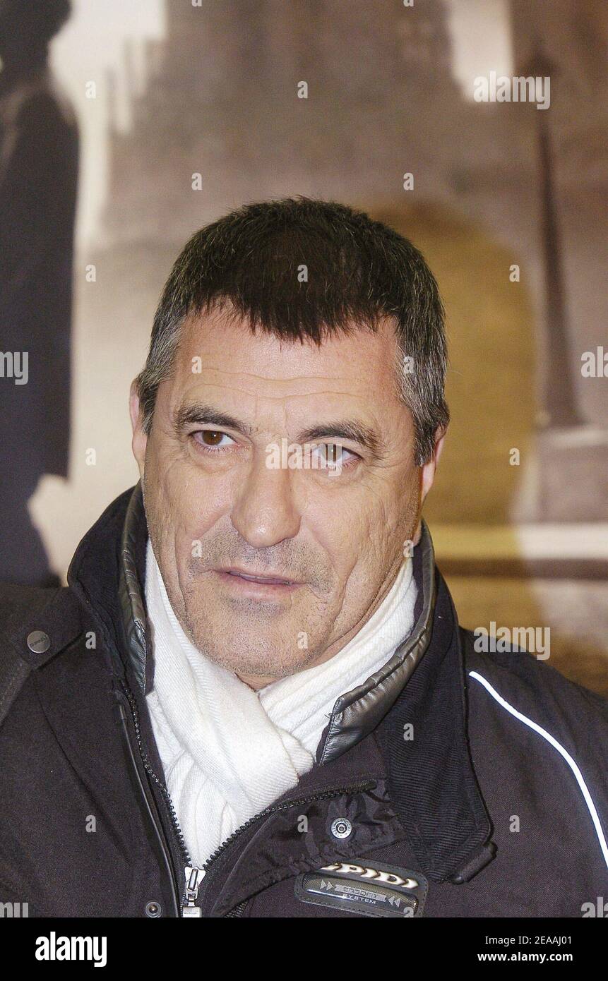 French humorist Jean-Marie Bigard attends the French premiere of Luc ...