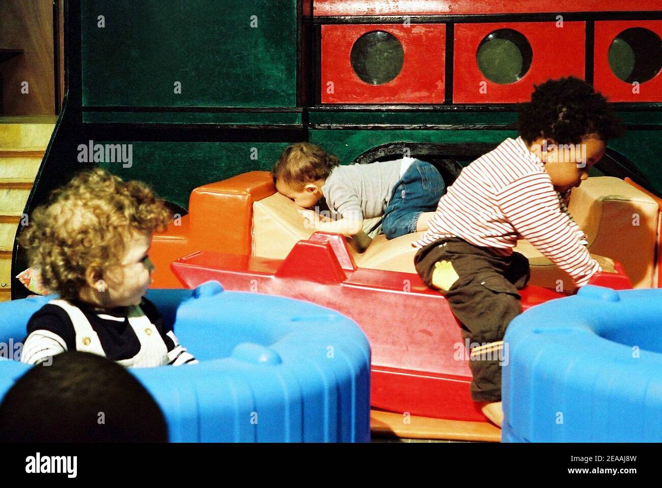 Children playing in a creche in Paris, France on december 2005. Photo ...