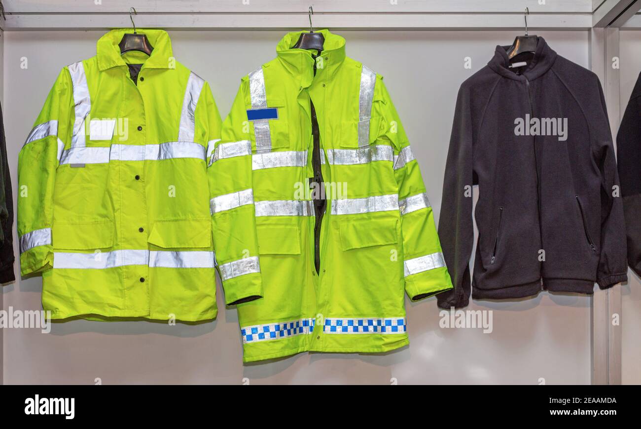 Police and Border Control Officer Reflective Uniform Stock Photo - Alamy