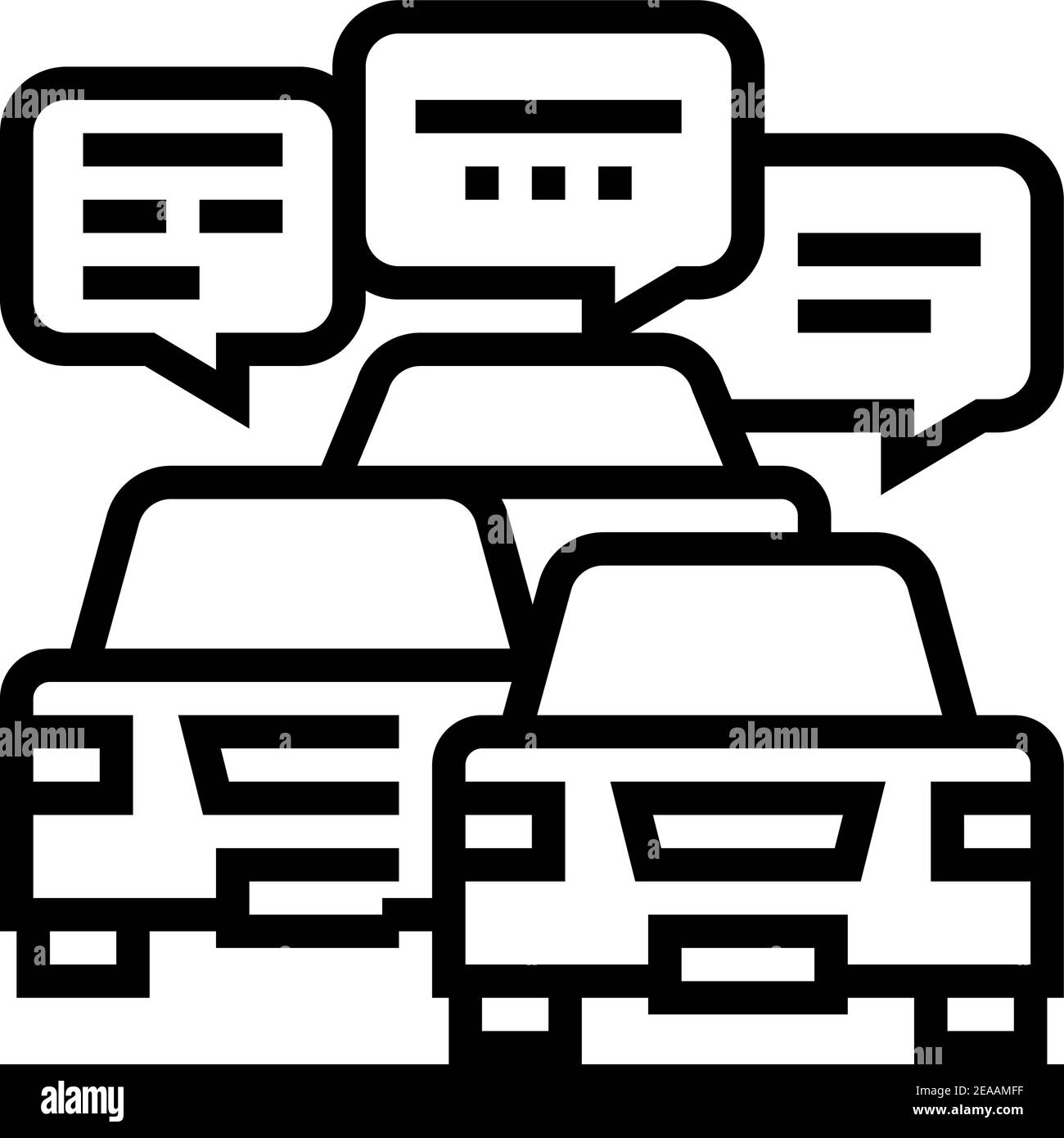 Drivers communication in traffic jam hi-res stock photography and ...
