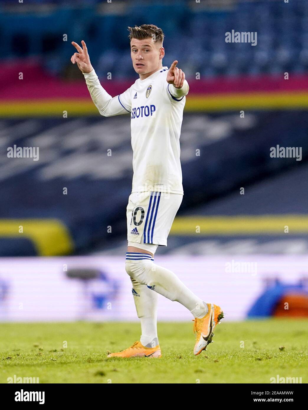Leeds United's Ezgjan Alioski during the Premier League match at Elland ...