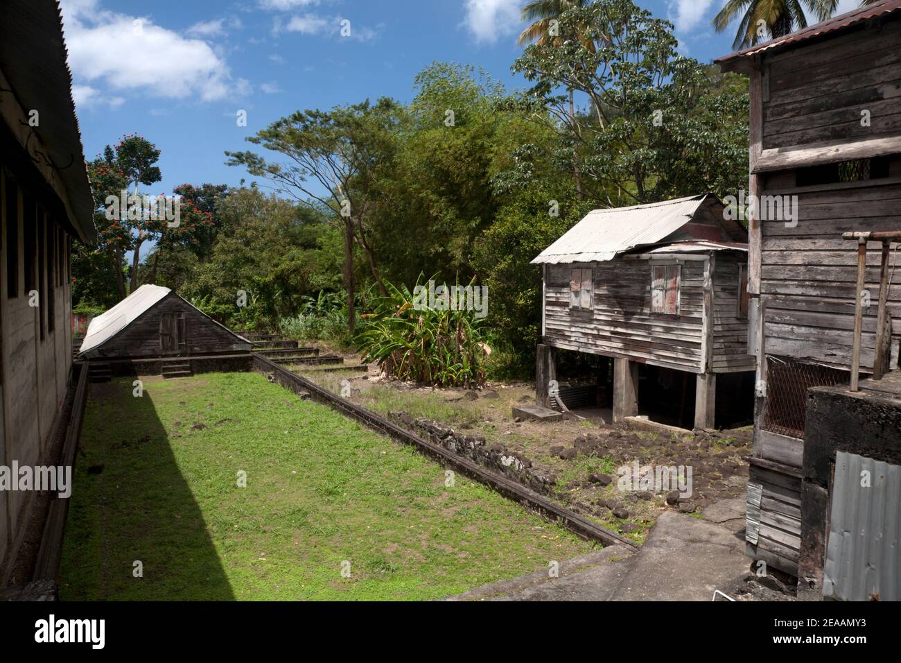 old buildings at dougaldston estate grenada windward islands west ...