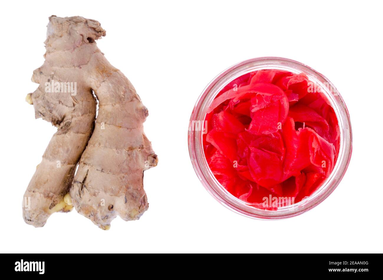 Red pickled ginger hi-res stock photography and images - Alamy