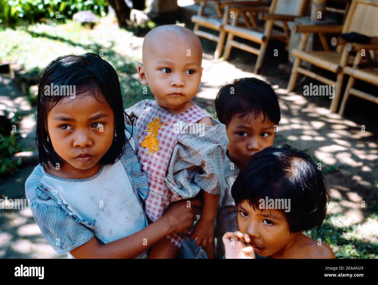 Bali Indonesia Portrait of Children Stock Photo - Alamy