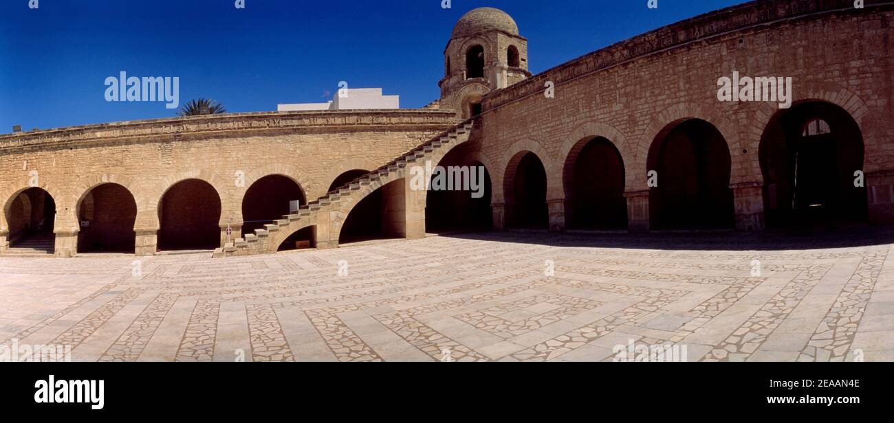 Sousse Tunisia Great Mosque Interior Courtyard (Sahn Stock Photo - Alamy