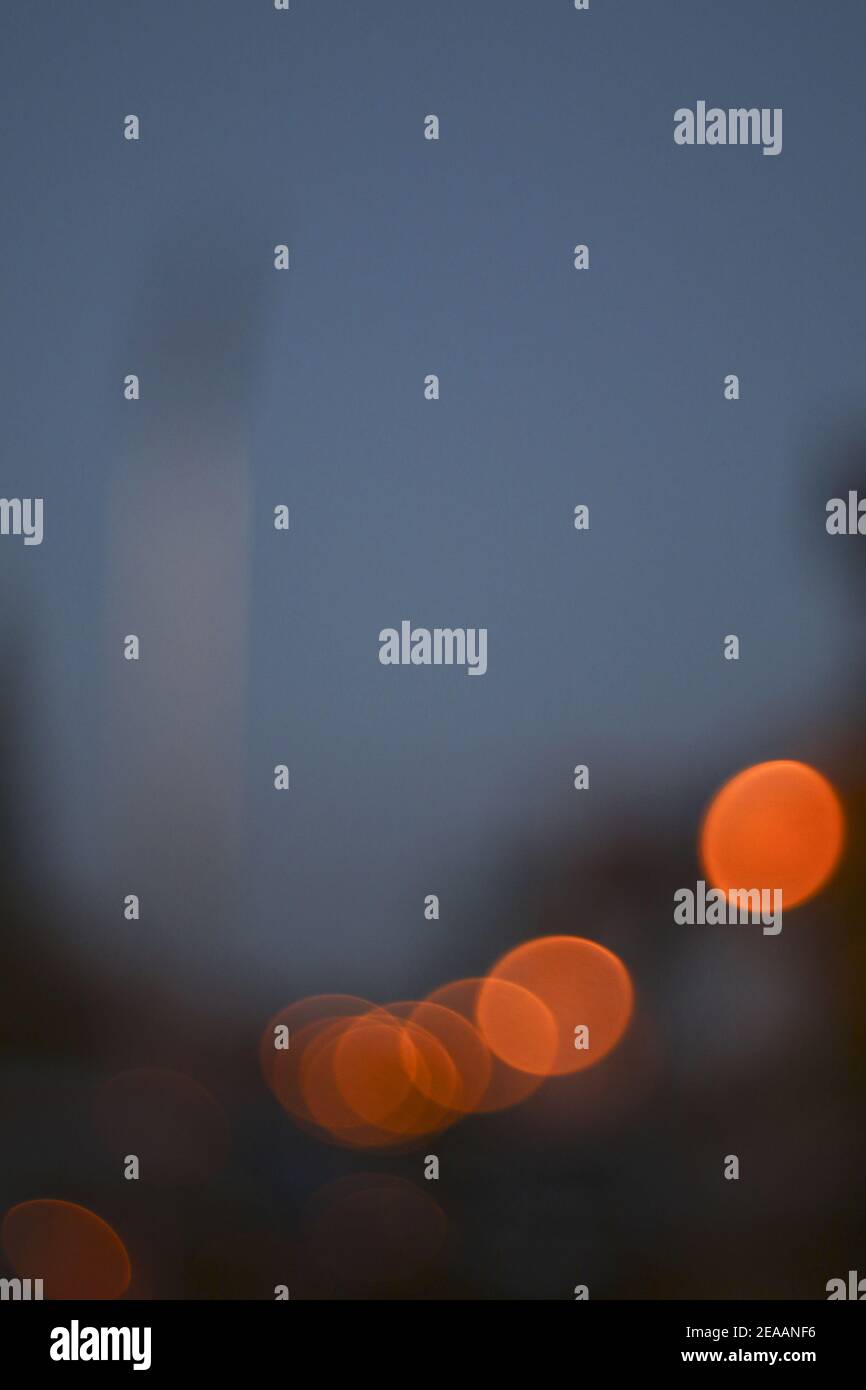 Street lights at dusk Stock Photo - Alamy