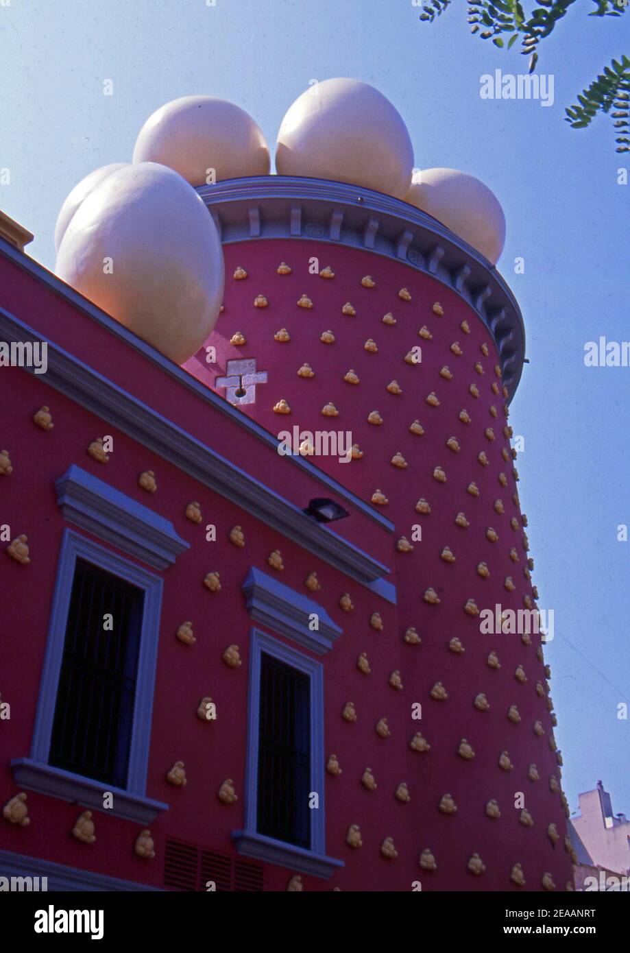 Figueres, Costa Brava, Catalonia, Spain (scanned from colorslide Stock ...