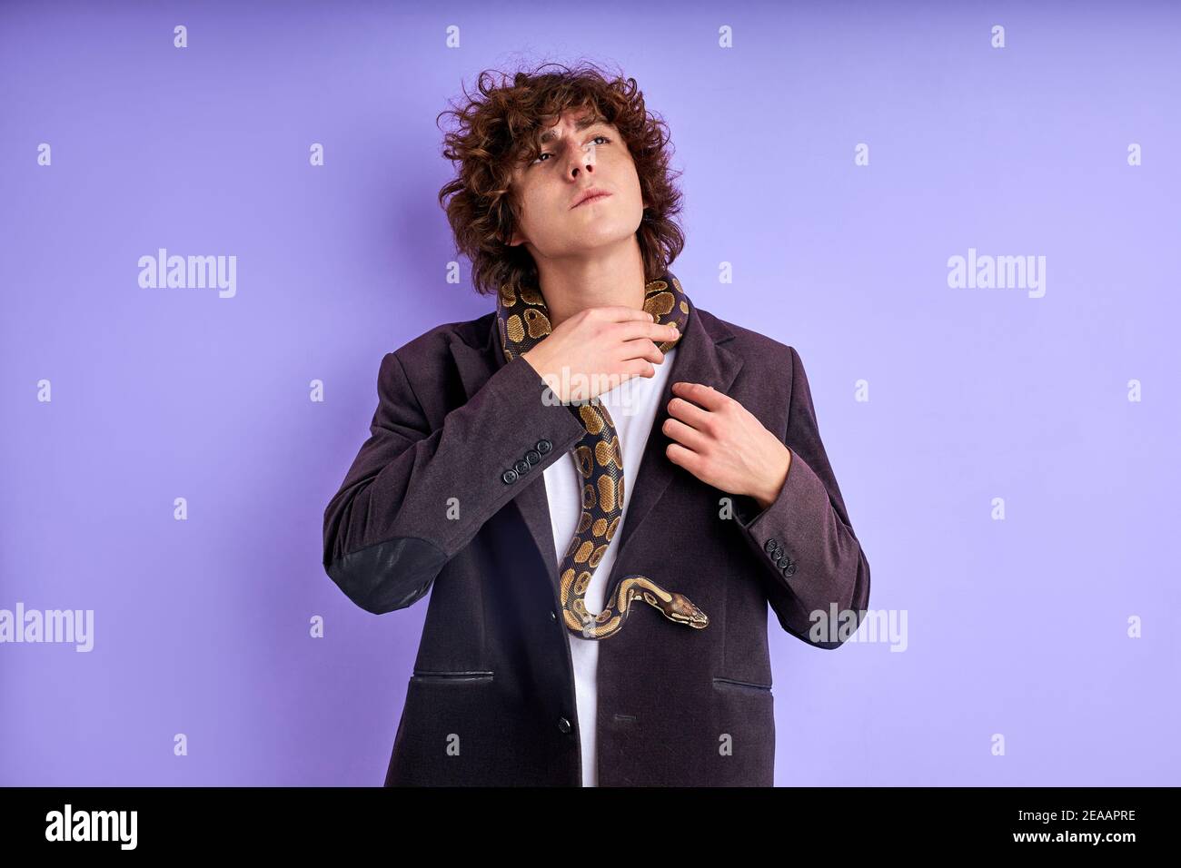 Scared person snake hi-res stock photography and images - Alamy