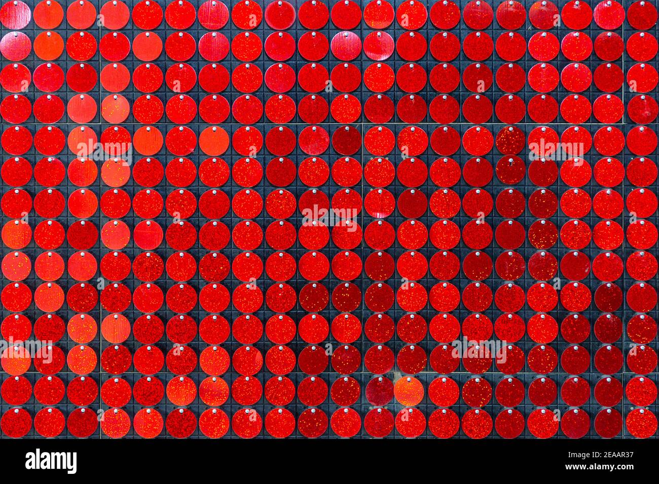 Vivid Red Metallic Dots Sheen Background Stock Photo - Alamy