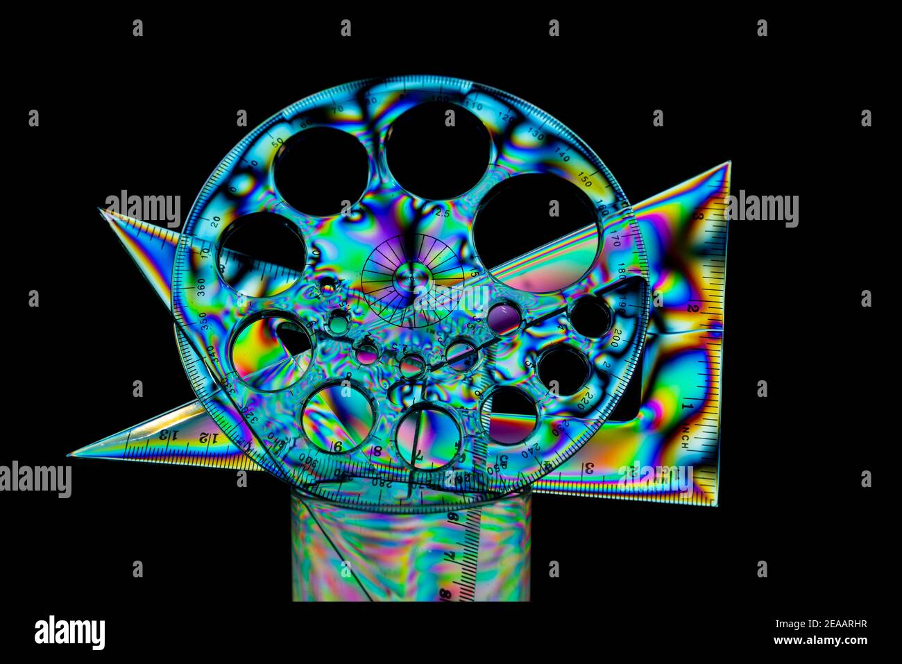 Light is refracted into rainbow colours hi-res stock photography and ...