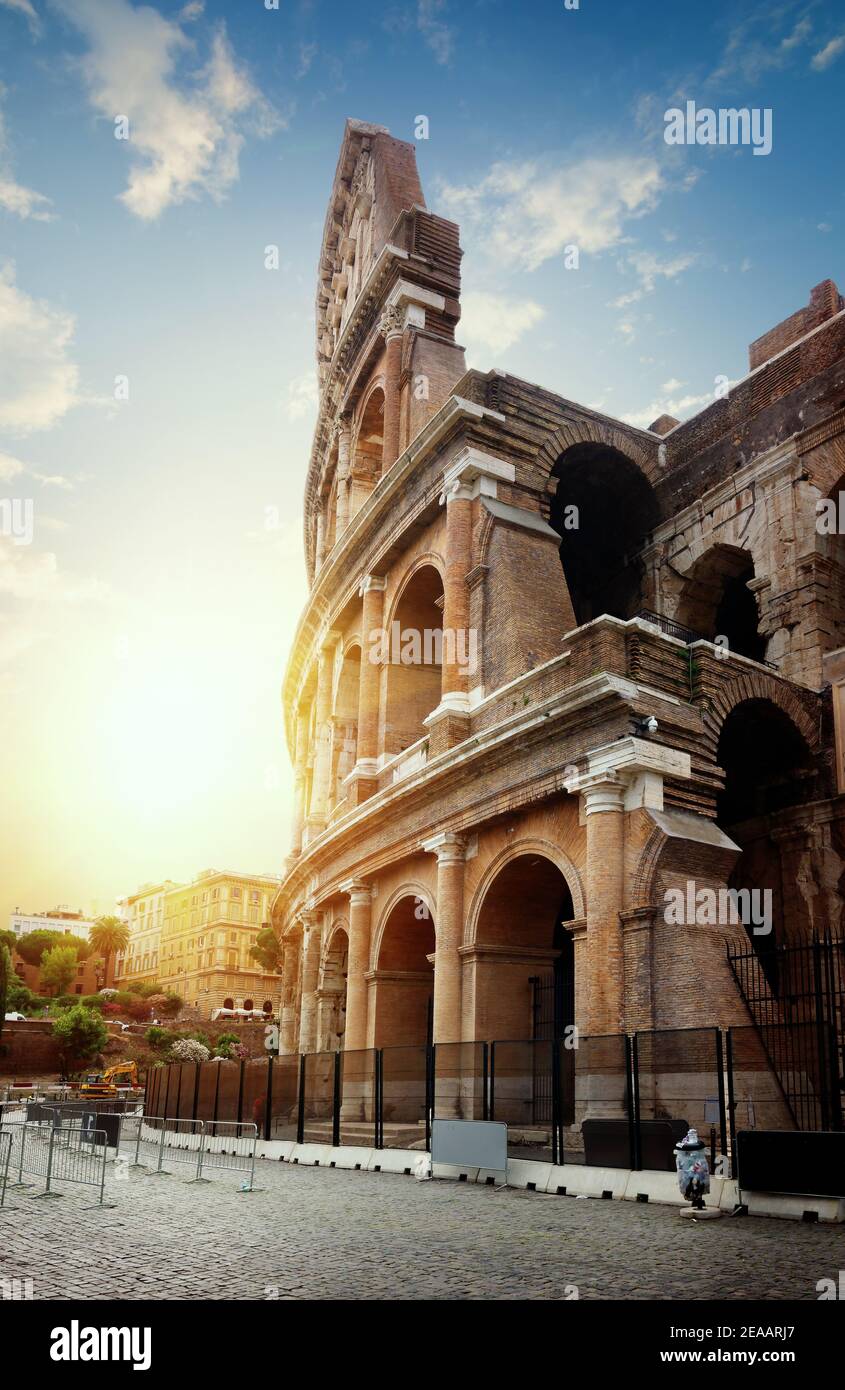 Rome archeology wall hi-res stock photography and images - Alamy