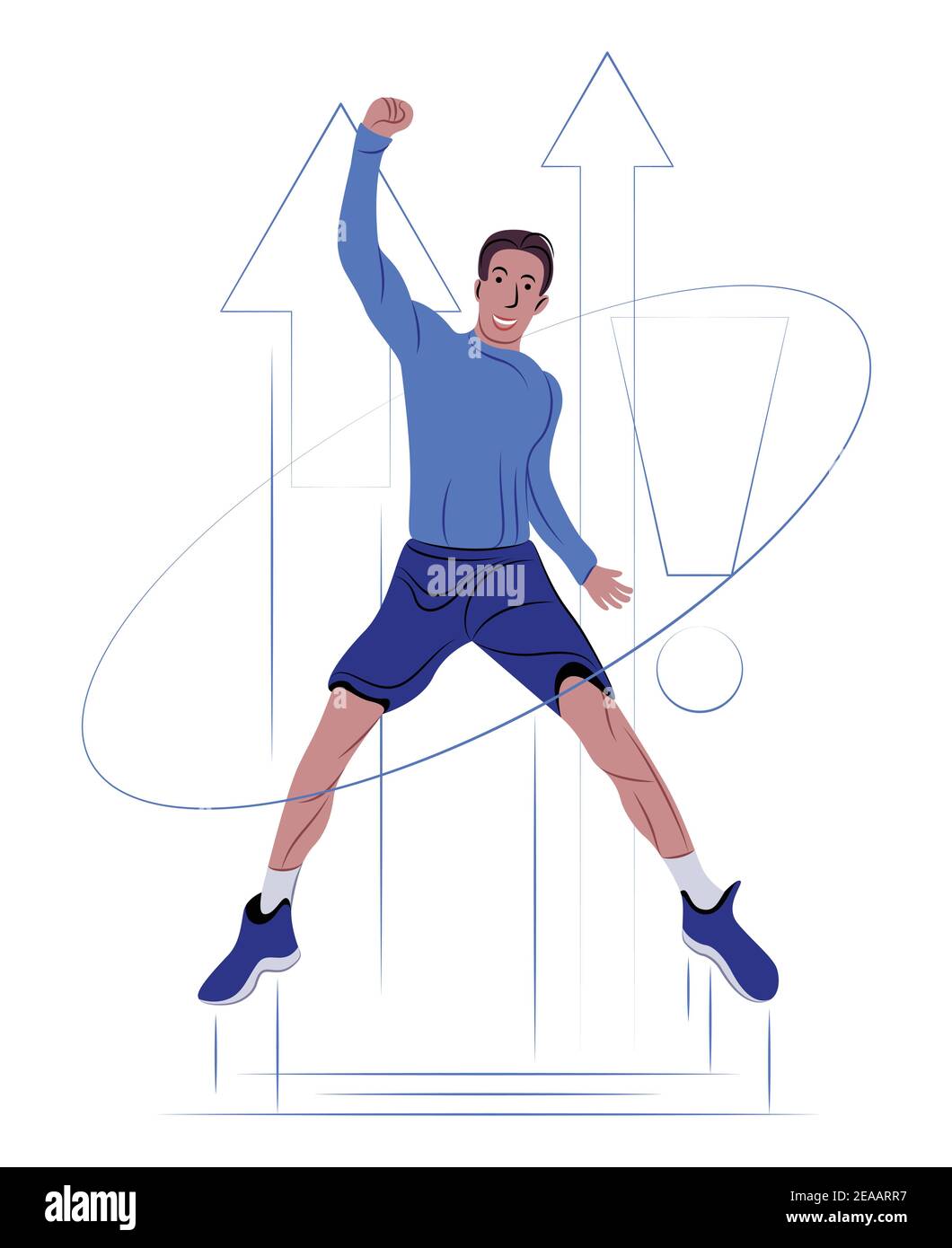 Vector man in graphic style. Digital art Stock Vector Image & Art - Alamy