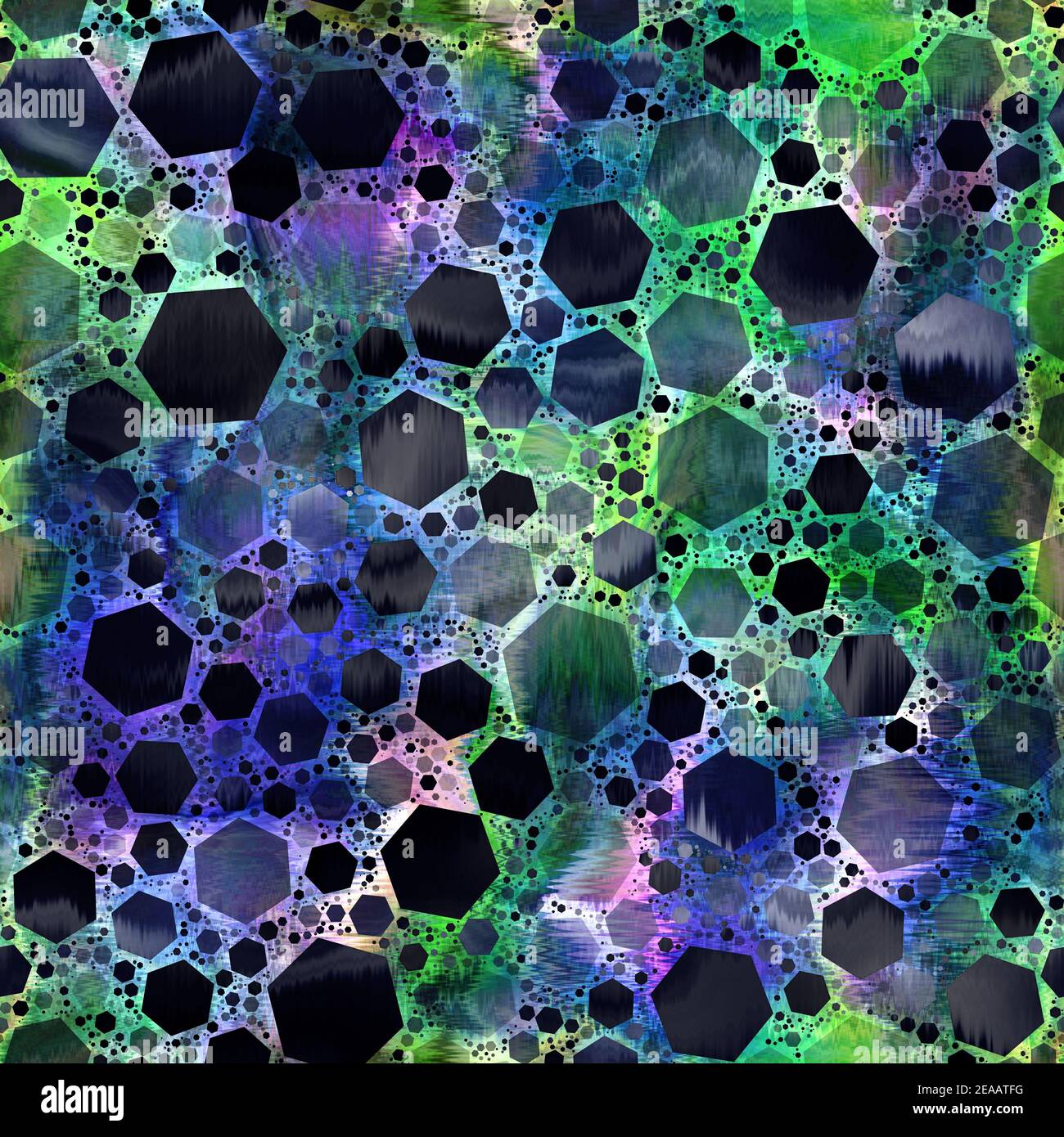 Seamless abstract color blobs with terrazzo overlay Stock Photo - Alamy