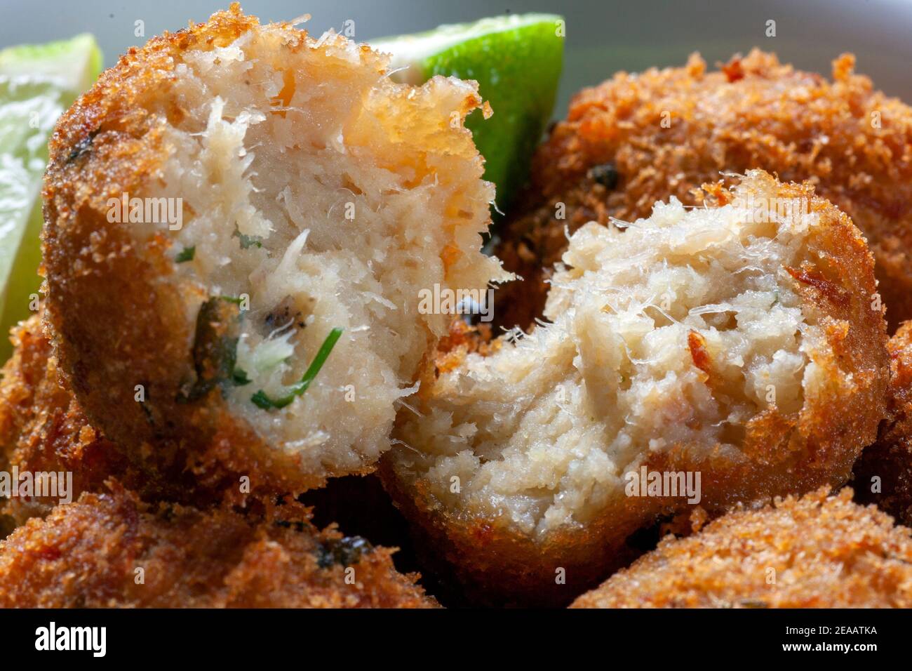 Salted cod fritters hi-res stock photography and images - Alamy