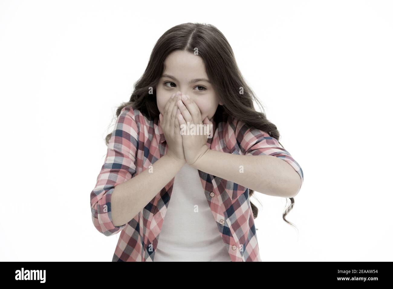 Oh my God. Kid stunned overwhelmed emotion can not believe her eyes ...