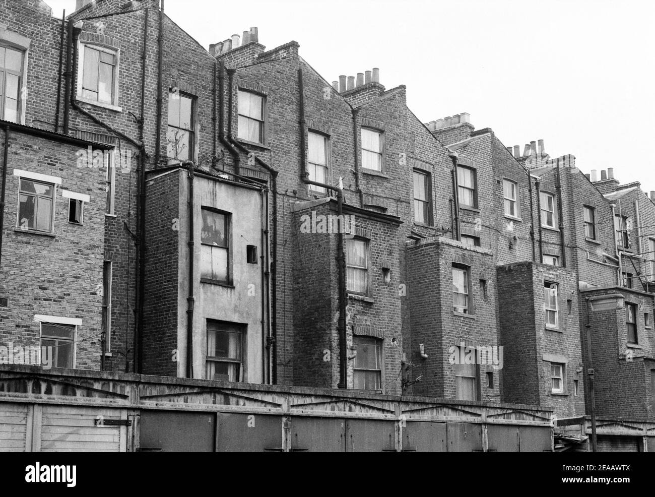 Rear view residential victorian buildings hi-res stock photography and ...