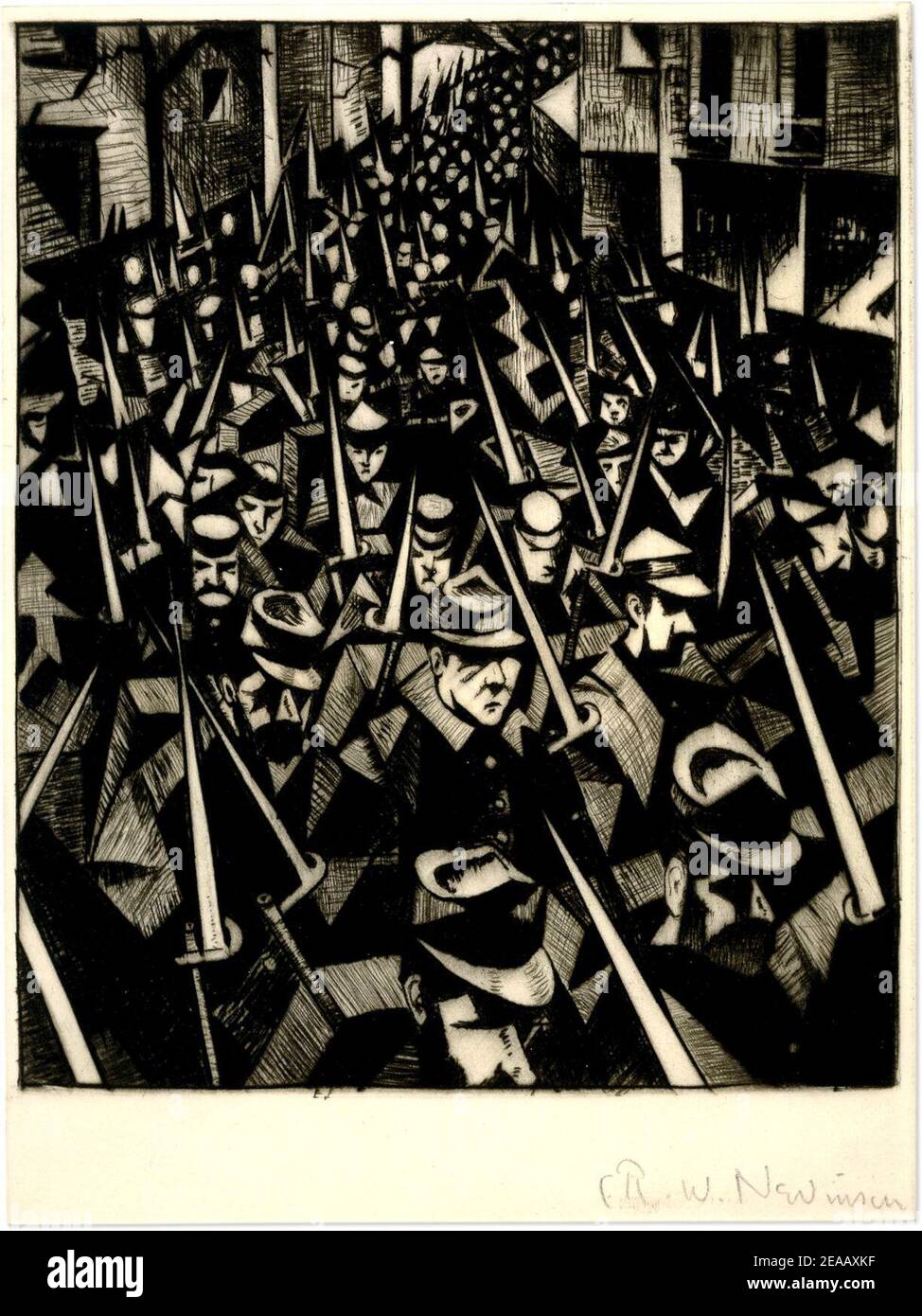 C r w nevinson hi-res stock photography and images - Alamy