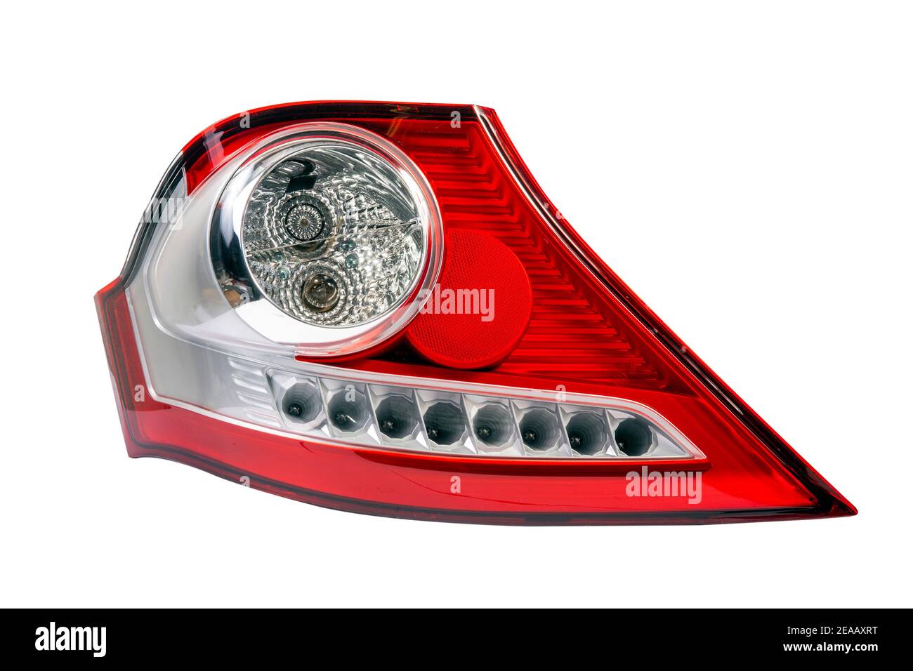 car rear headlight isolated on white background Stock Photo - Alamy