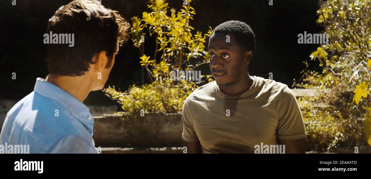 BLACK BEACH, from left: Raul Arevalo (back to camera), Jimmy Castro ...