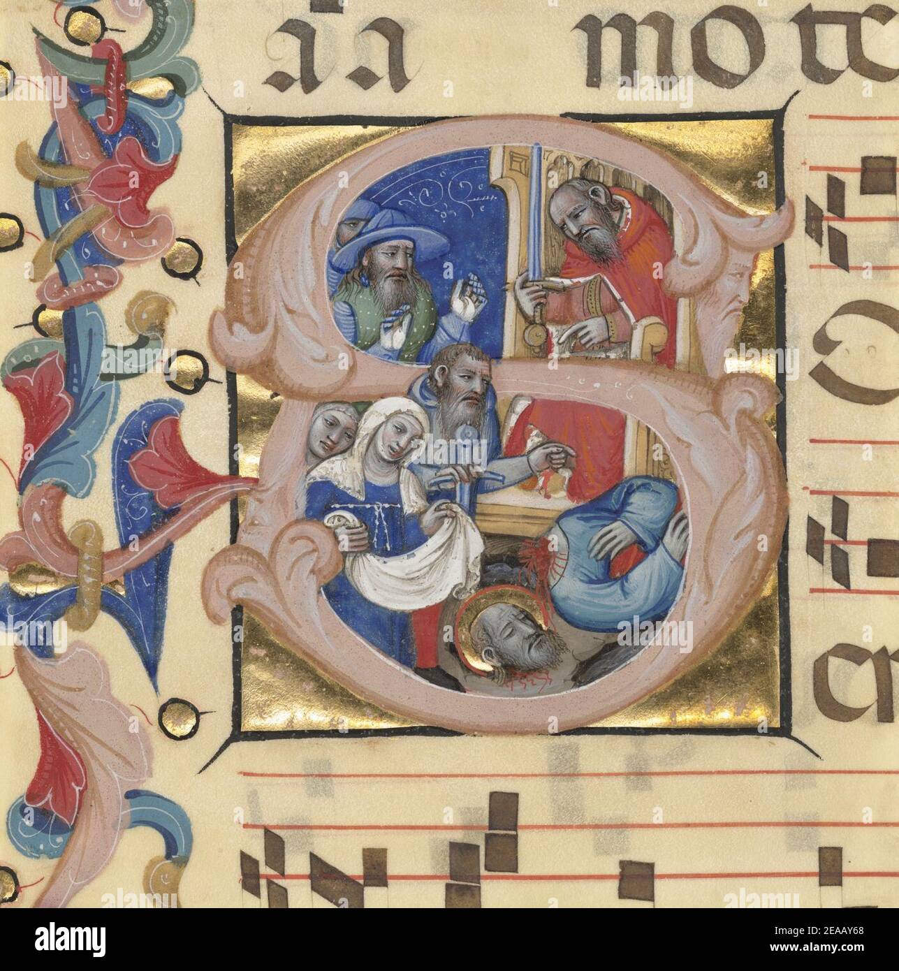 Leaf from the Gradual of the Carthusian Monastery Santo Spirito by ...
