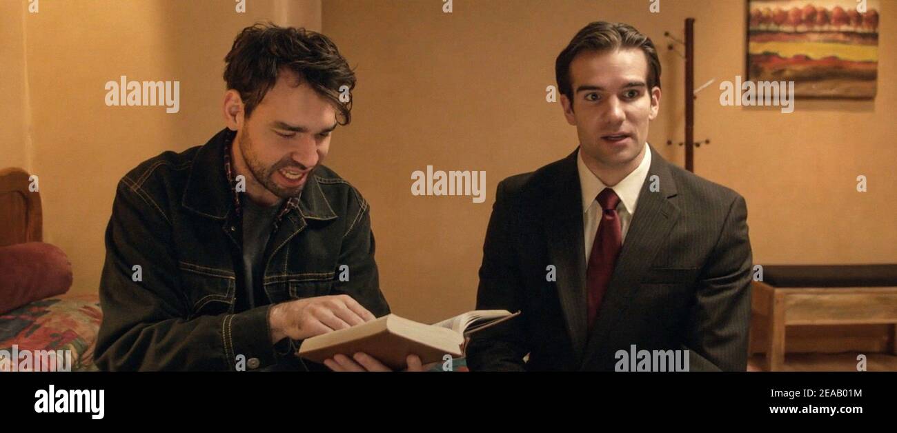 GUN AND A HOTEL BIBLE, from left: Bradley Gosnell, Daniel Floren, 2021. © Freestyle Digital ...