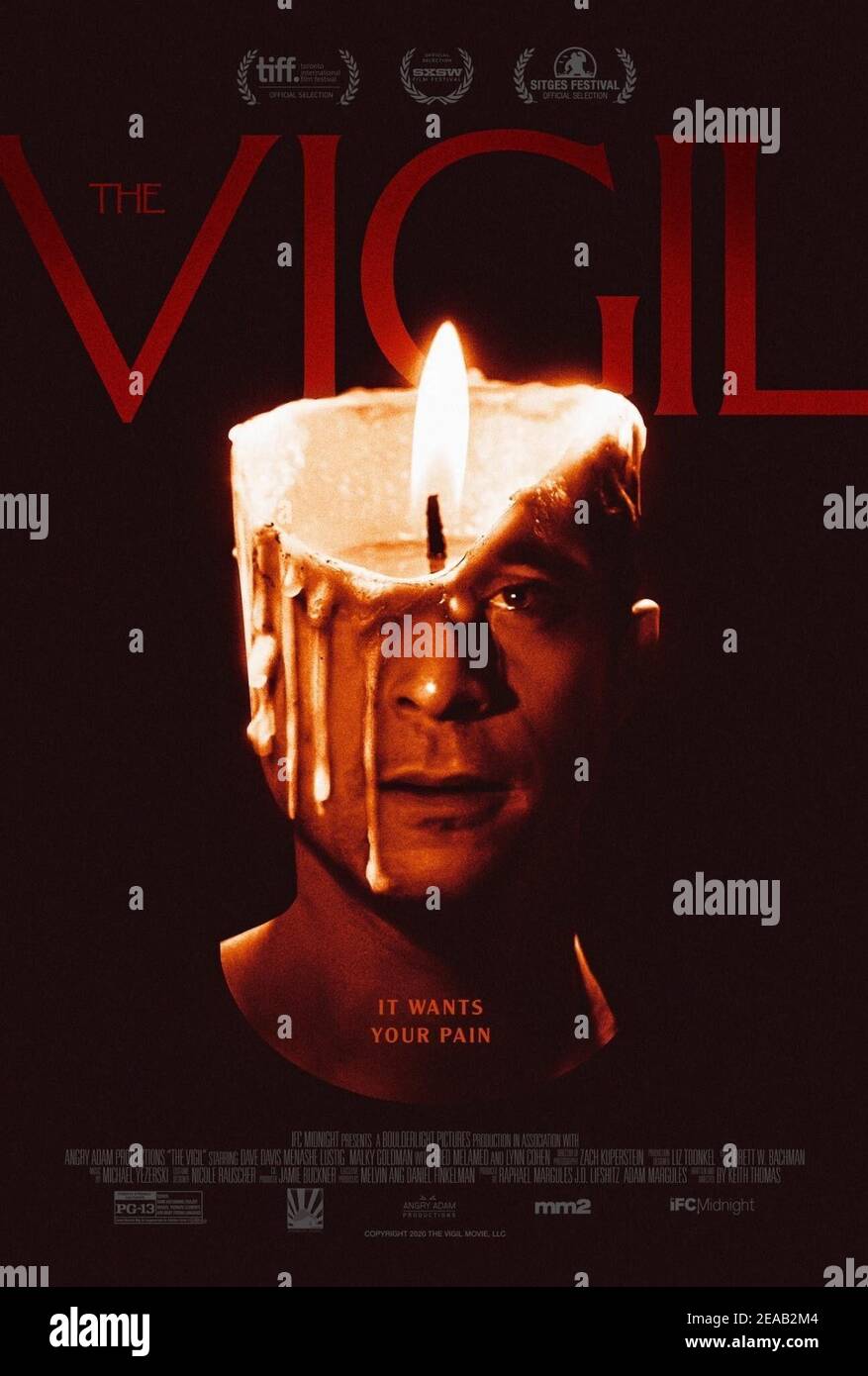 THE VIGIL, US poster, Dave Davis, 2019. © IFC Midnight /Courtesy ...