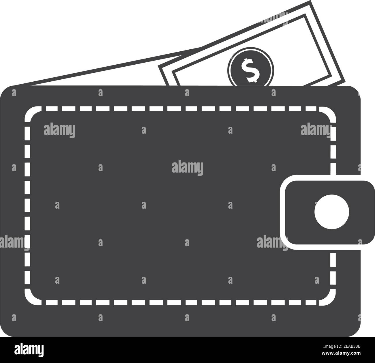 wallet icon vector illustration template Stock Vector Image & Art - Alamy