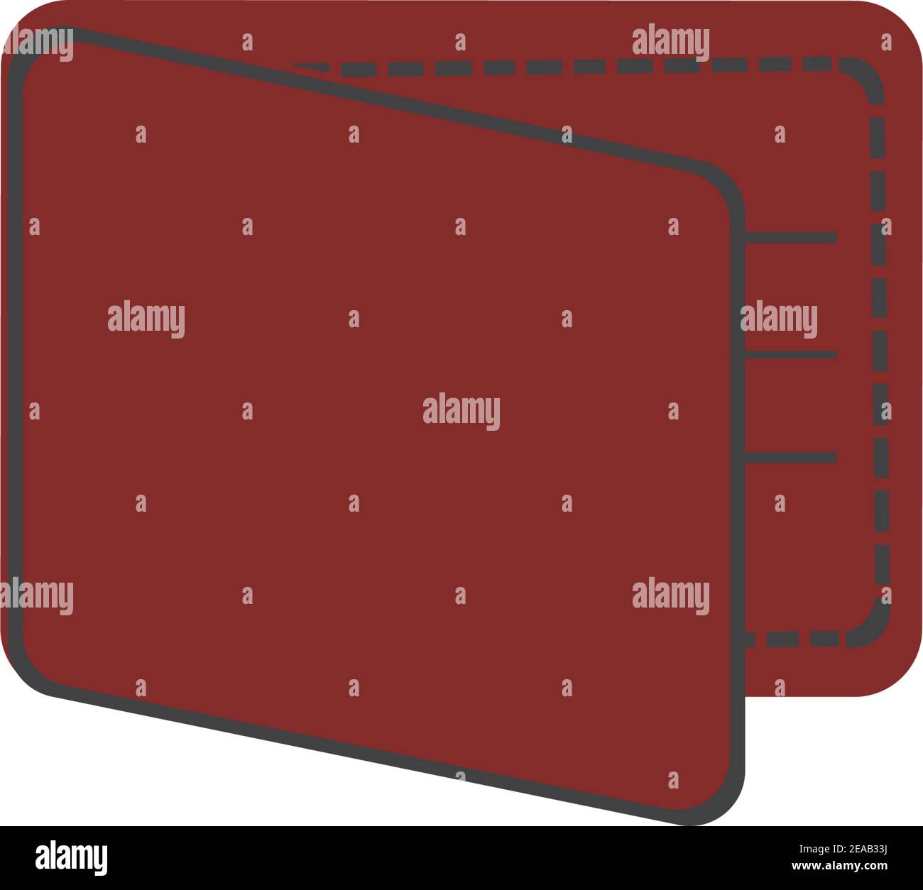 wallet icon vector illustration template Stock Vector Image & Art - Alamy