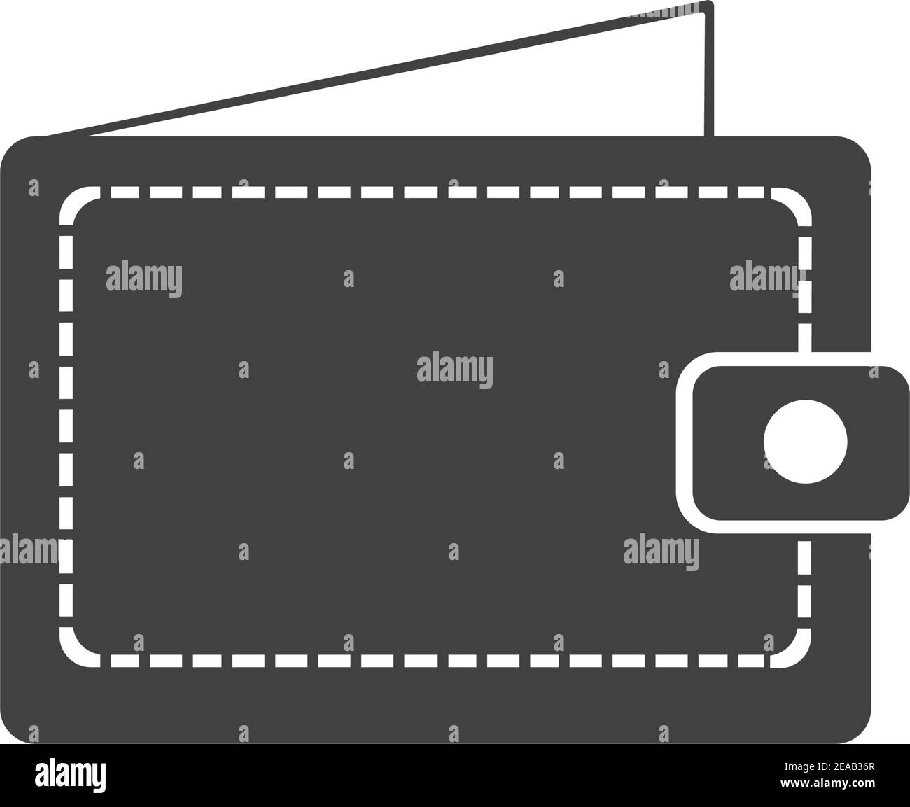 wallet icon vector illustration template Stock Vector Image & Art - Alamy