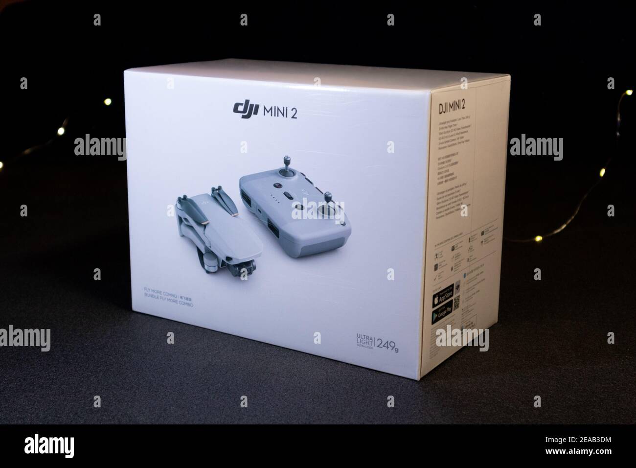 Kiev, Ukraine - February 02, 2021: Dji Mavic Mini 2 drone Bundle Fly ...