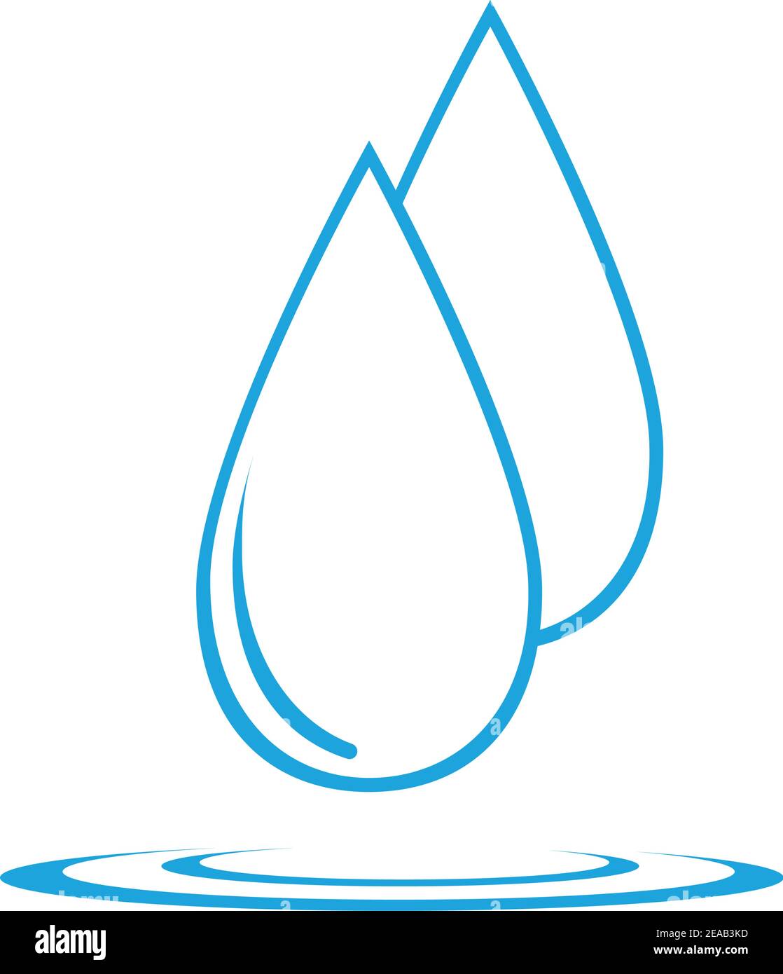water drop Logo Template vector illustration design Stock Vector Image ...