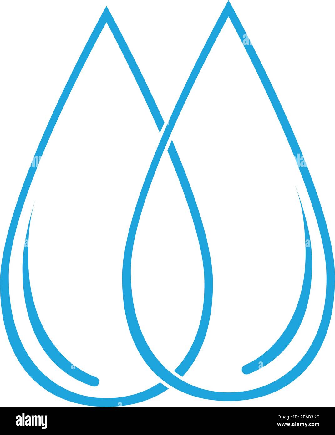 water drop Logo Template vector illustration design Stock Vector Image ...